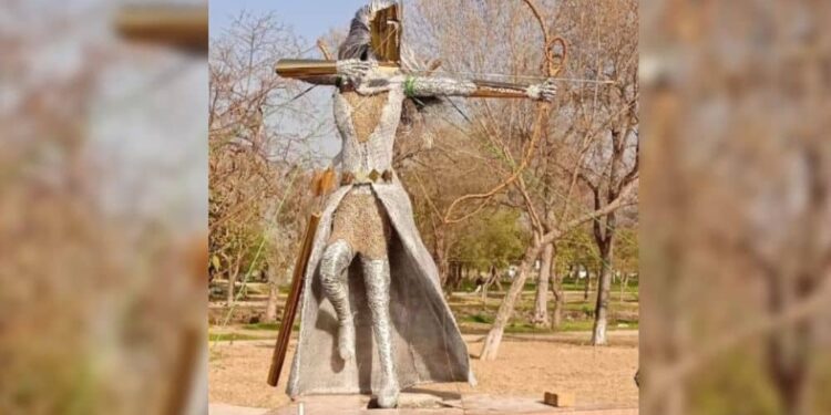 First wire sculpture of Pakistan defaced in Islamabad - TechX Pakistan