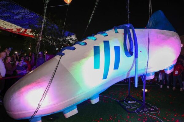 Qatar is home to the world's largest football boot, dubbed 'Big Foot ...