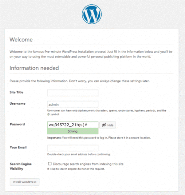 How To install WordPress manually using cPanel - TechX Pakistan