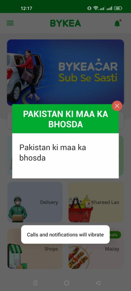Bykea app hacked or just a new marketing stunt in Pakistan?